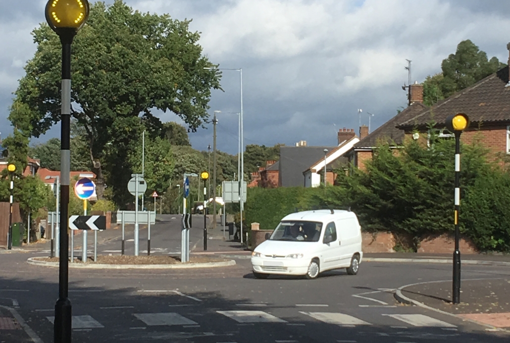 Modustar Belisha Beacon Installation – Woodstock Road Island, Norfolk