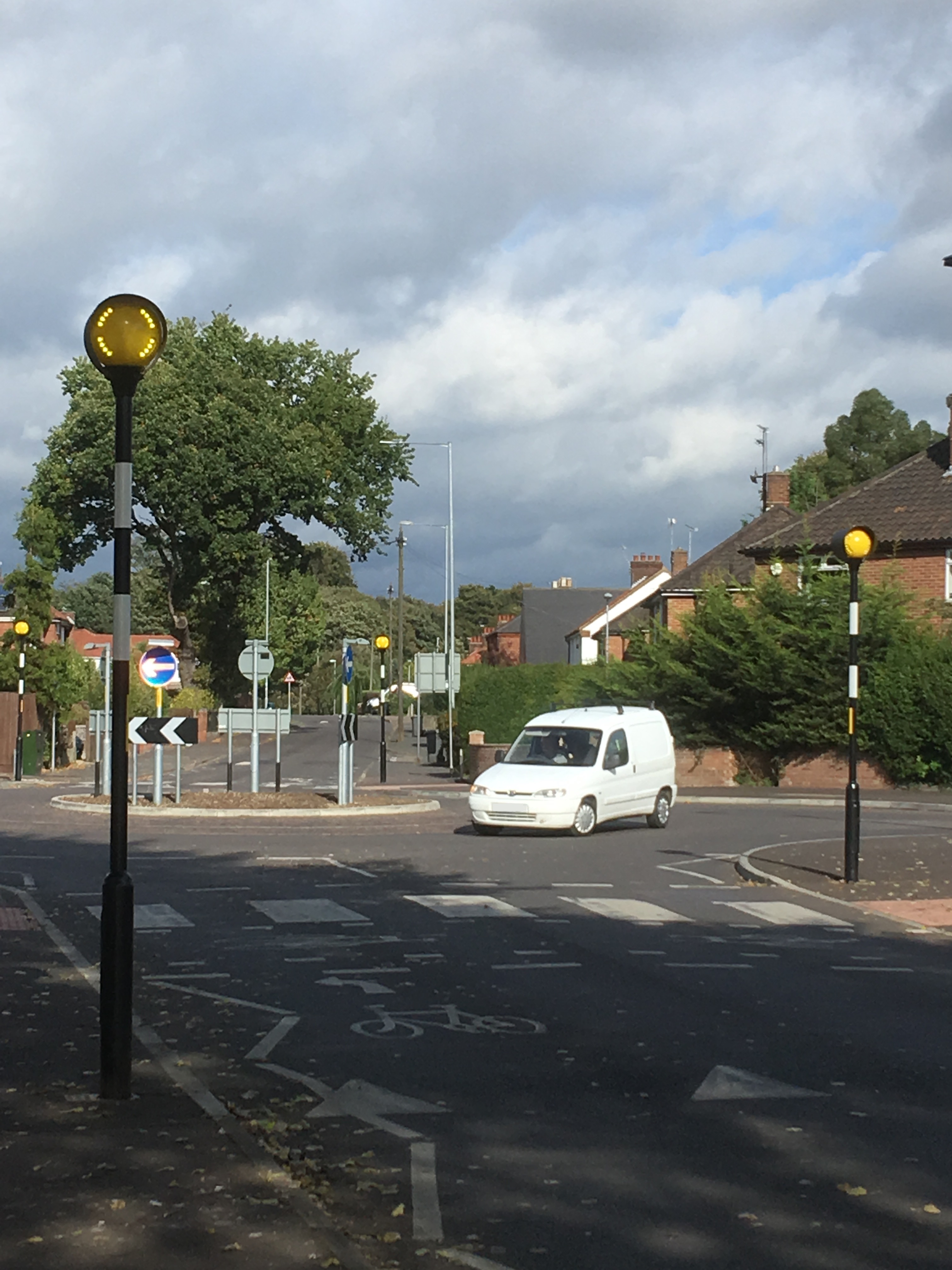 Modustar Belisha Beacon Installation – Woodstock Road Island, Norfolk