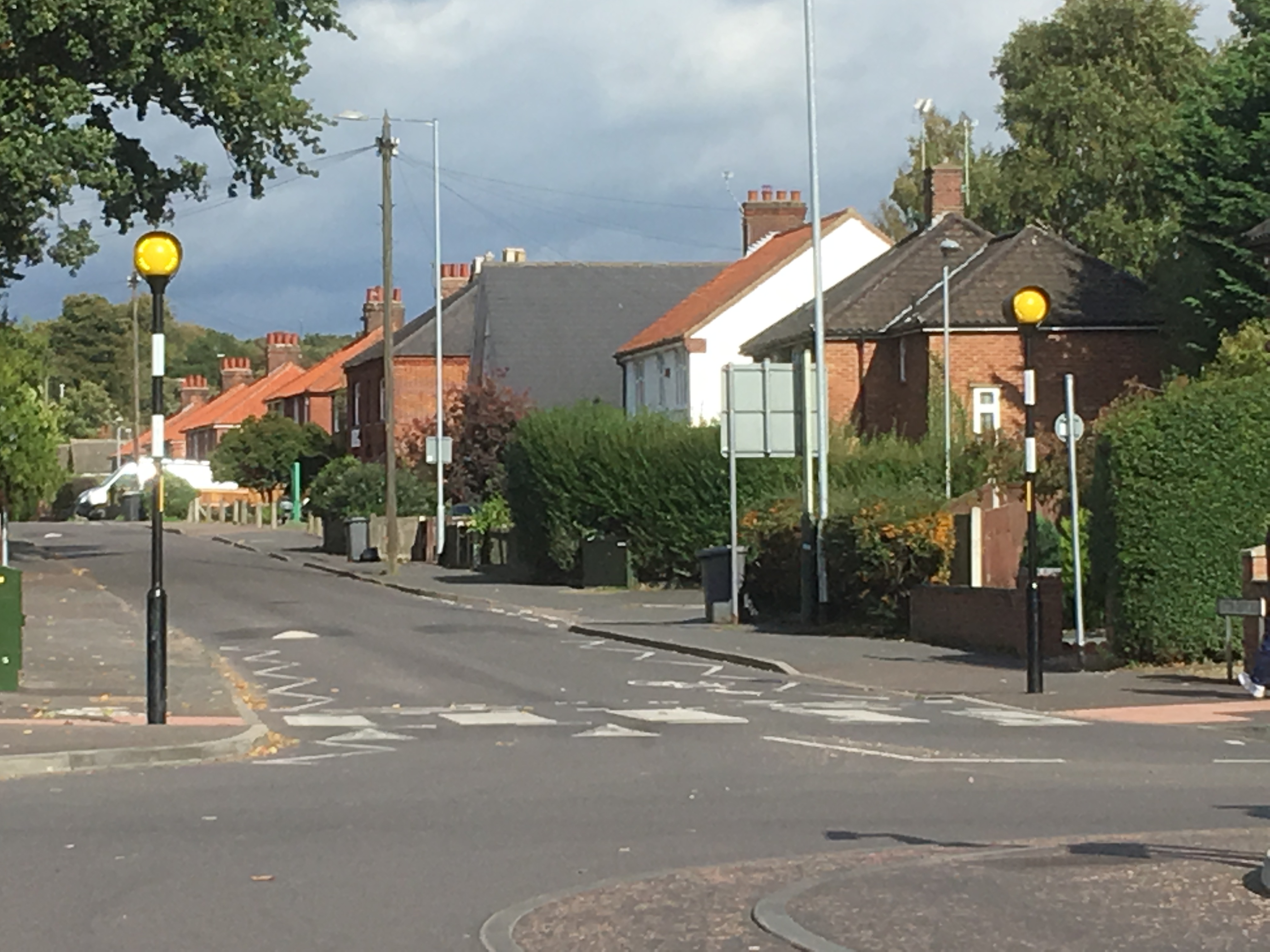 Modustar Belisha Beacon Installation – Woodstock Road Island, Norfolk